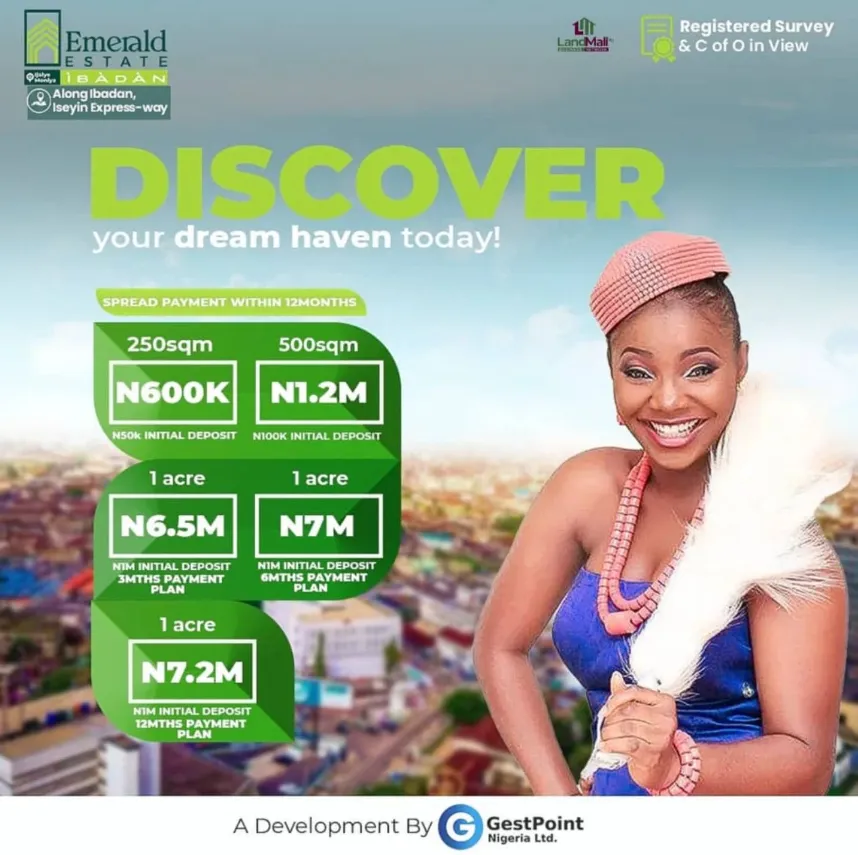 DISCOVER Your Dream Haven at Emerald Estate, Ibadan! | LandMall Technology, Nigeria